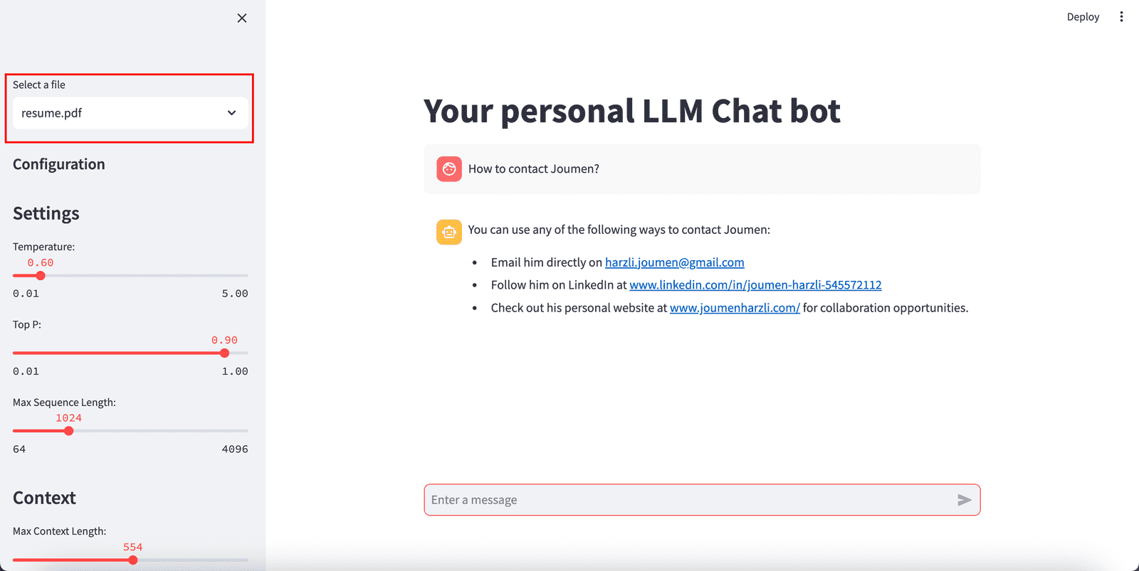 Create Context-Aware LLM Chatbot using Amazon Bedrock and LangChain | Joumen Harzli AWS Cloud ...